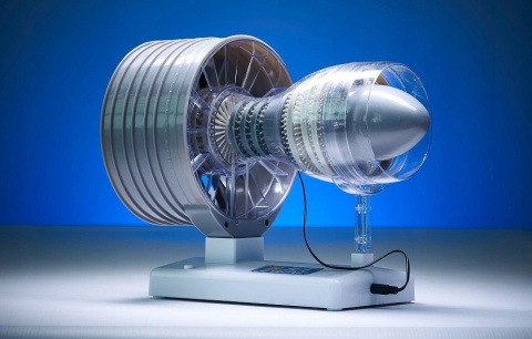 MODEL silnika odrzutowego Machine Works - Jet engine kit do złożenia ...